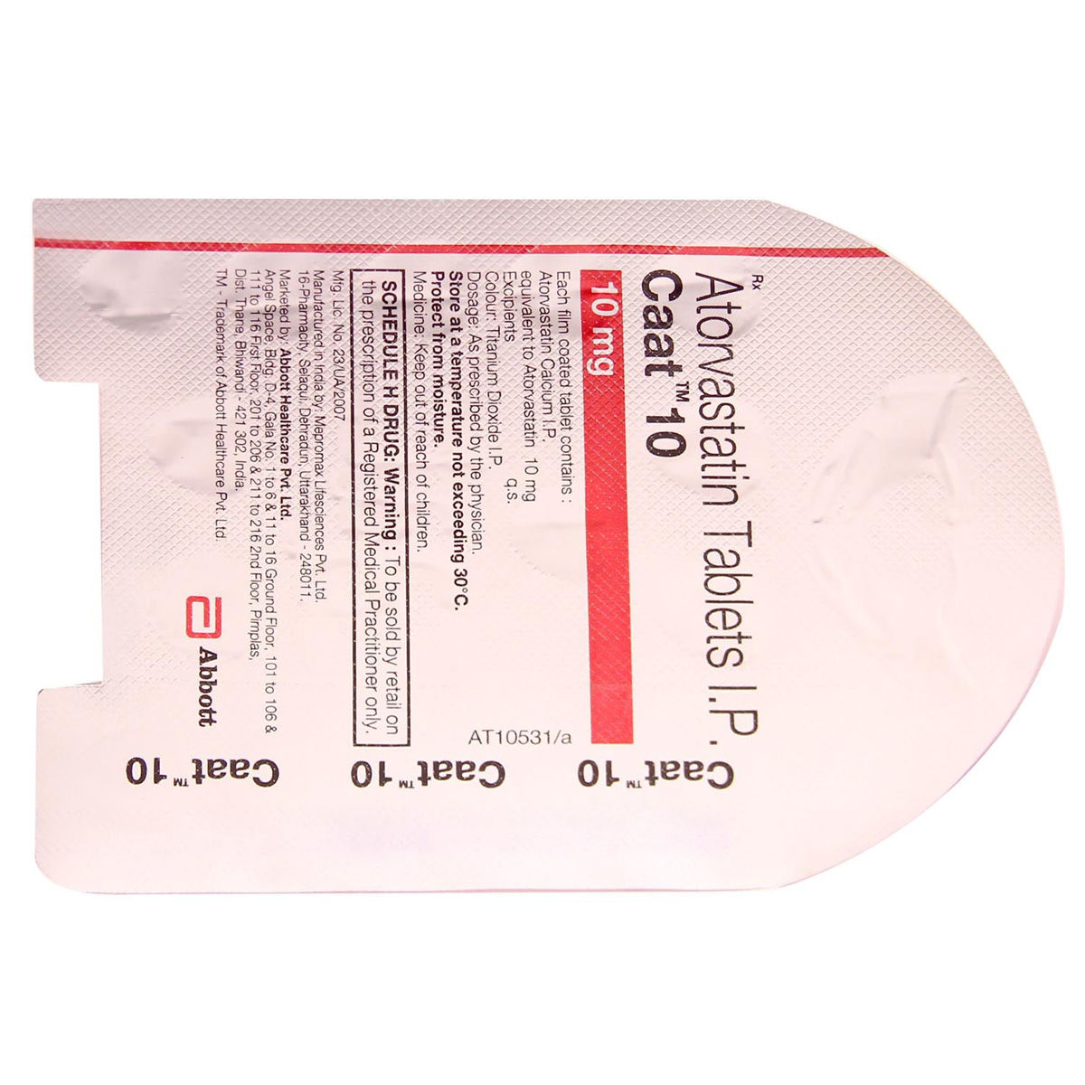 Caat 10 Tablet 15's Price, Uses, Side Effects, Composition - Apollo ...