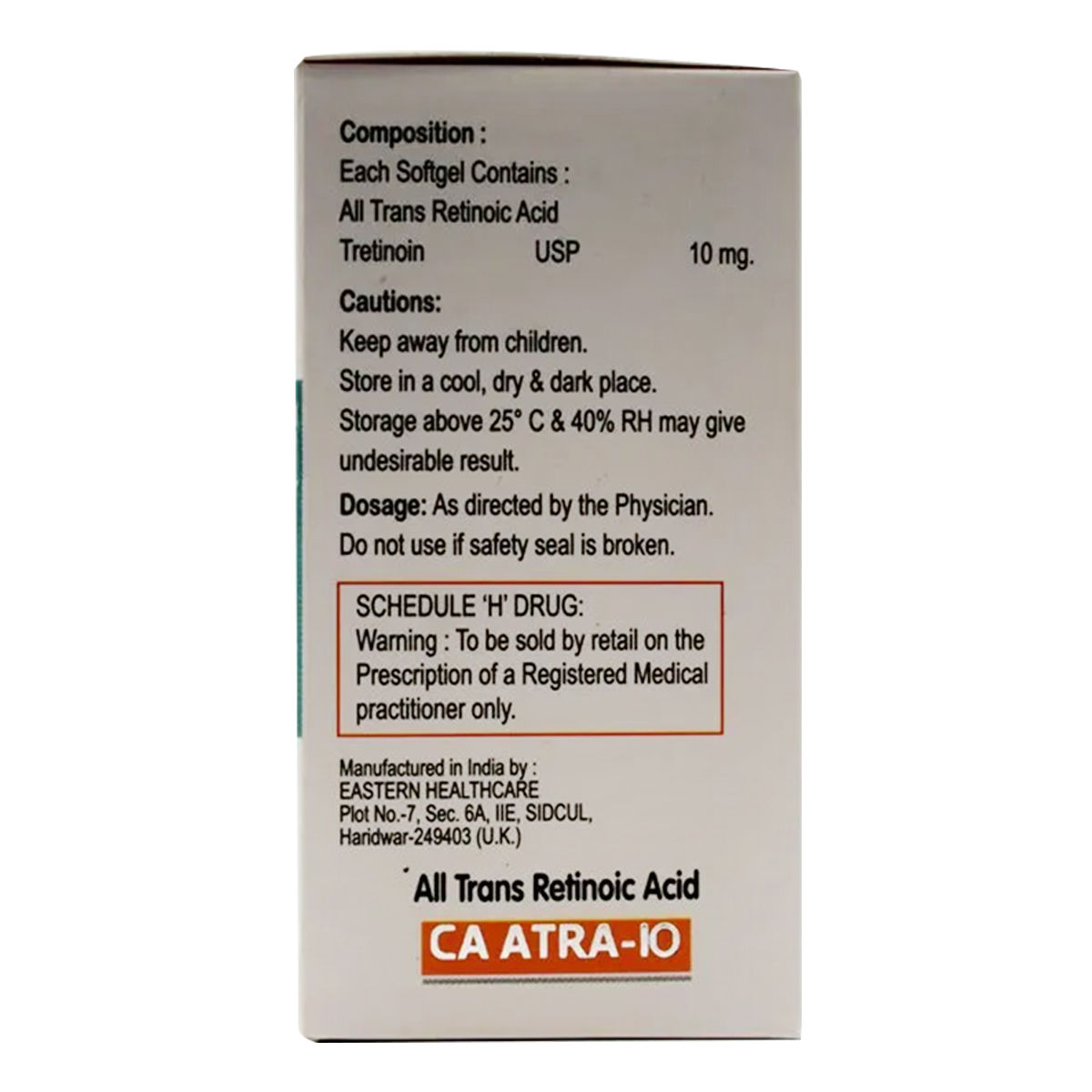 CA Atra 10 Softgel Capsule | Uses, Side Effects, Price | Apollo Pharmacy