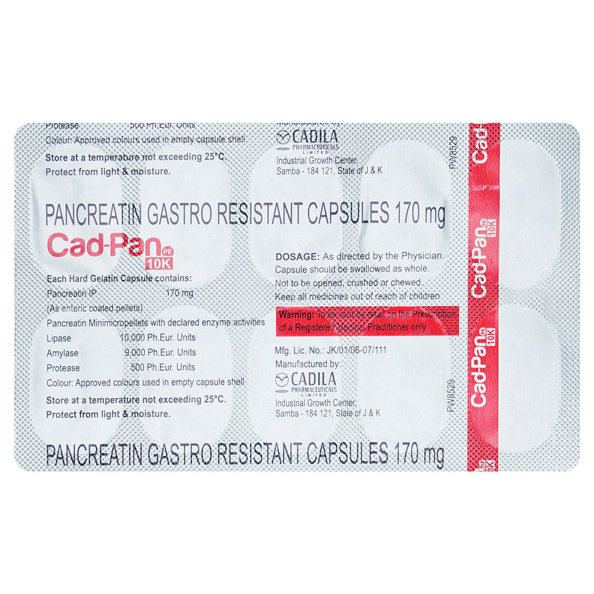 Cad-Pan PE 10K Capsule | Uses, Side Effects, Price | Apollo Pharmacy