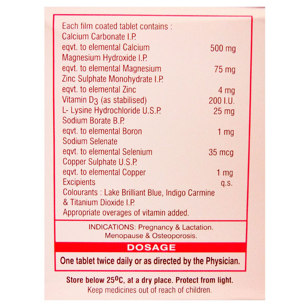 Calcimax 500 Tablet | Uses, Side Effects, Price | Apollo Pharmacy