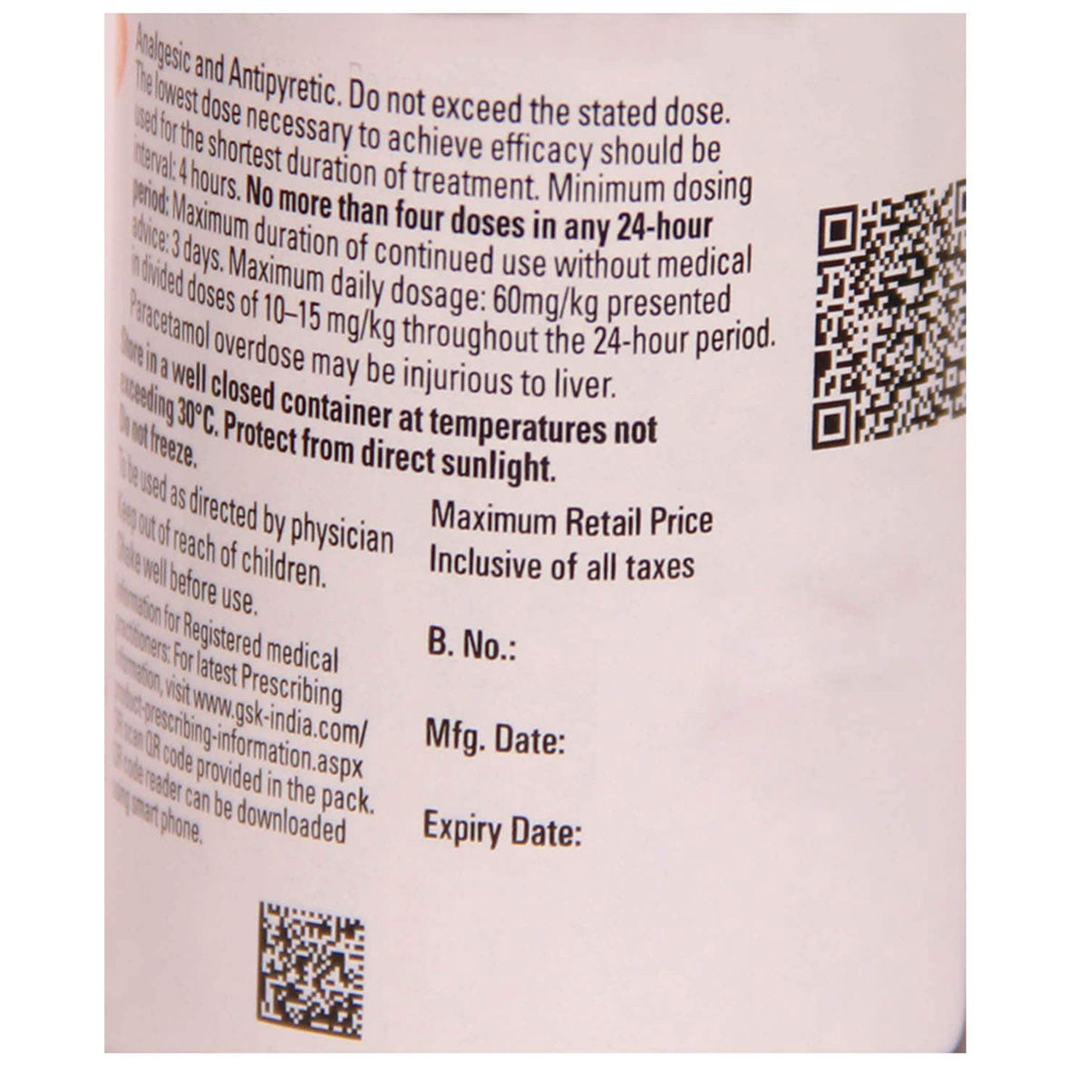 Calpol 120 mg Suspension | Uses, Side Effects, Price | Apollo Pharmacy