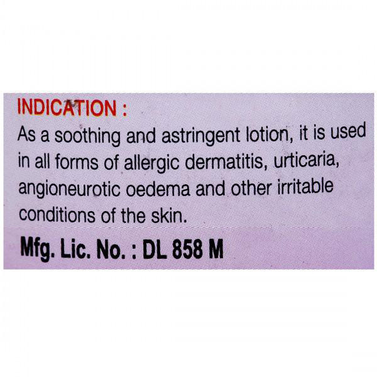 Calaminol Liniment 100 ml Price, Uses, Side Effects, Composition ...