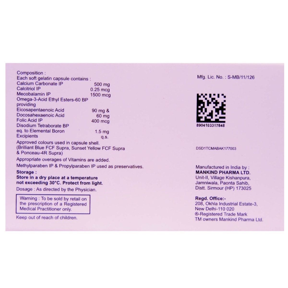 Caldikind Plus Capsule 10's Price, Uses, Side Effects, Composition ...