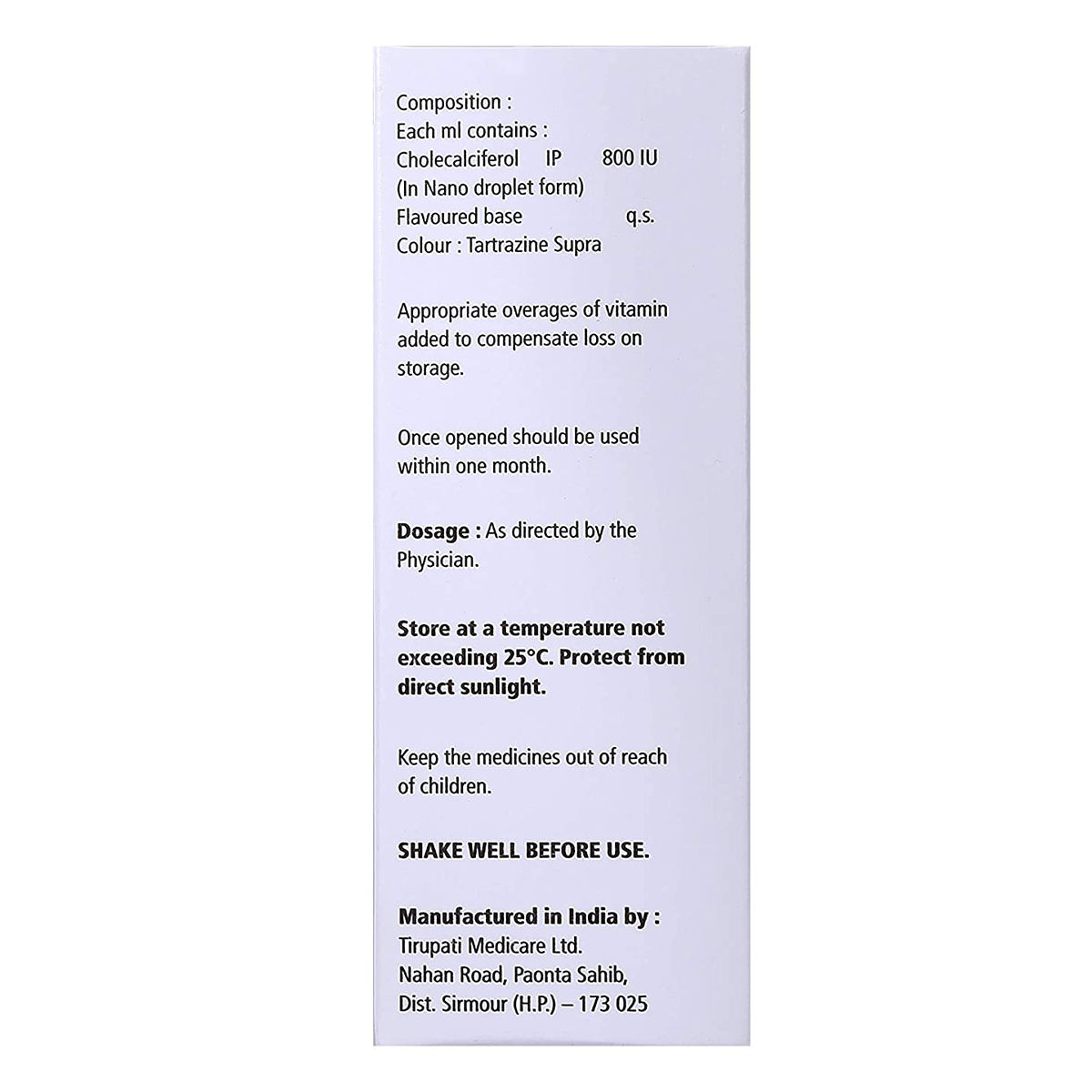 Calshine P Oral Drops 30 ml Price, Uses, Side Effects, Composition ...