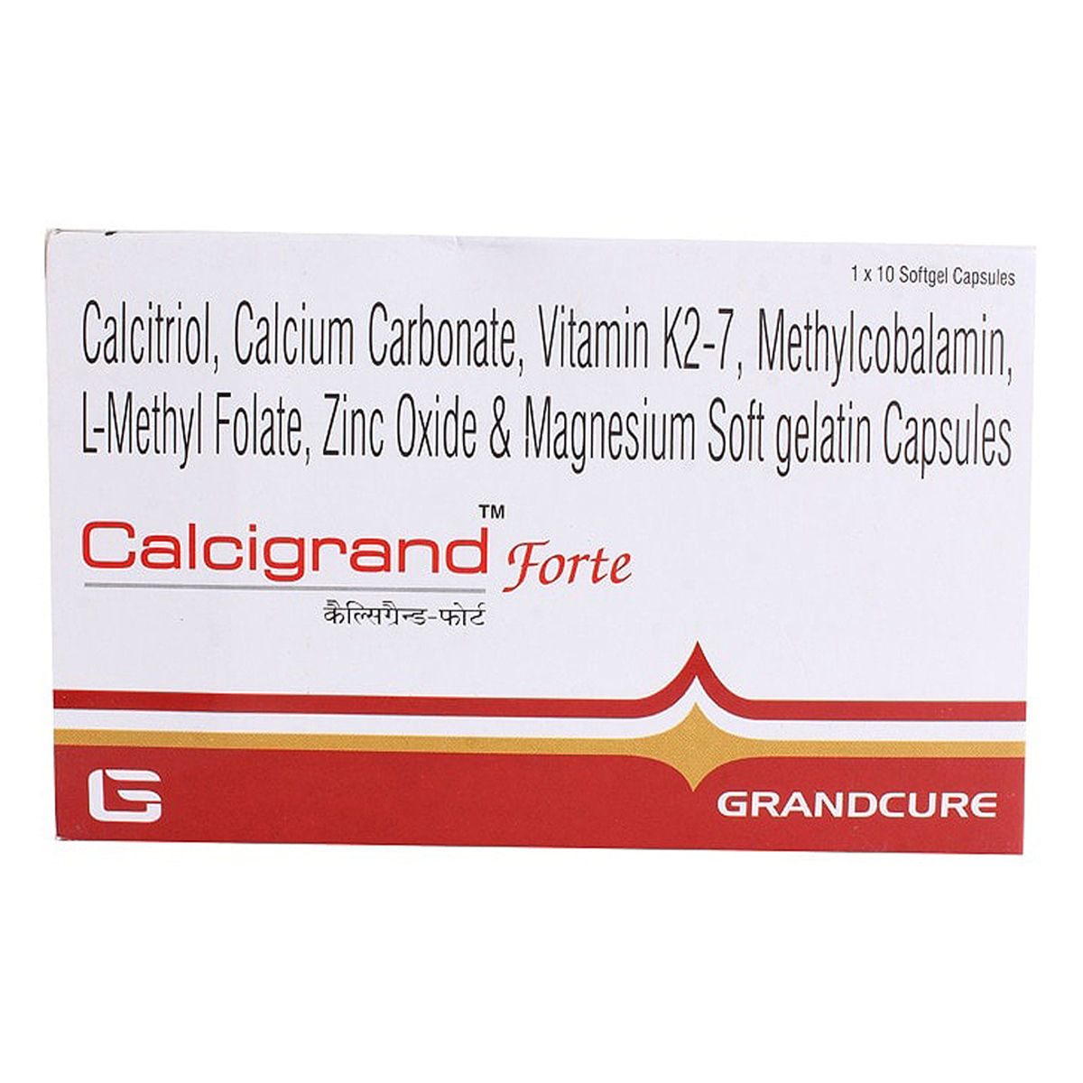 Calcigrand Forte Capsule 10's Price, Uses, Side Effects, Composition ...