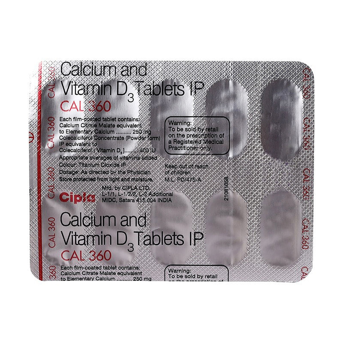 Cal 360 Tablet 10's Price, Uses, Side Effects, Composition - Apollo ...