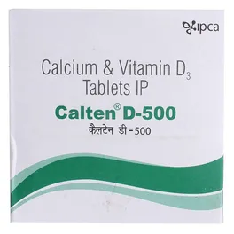Calten D-500 Tablet | Uses, Side Effects, Price | Apollo Pharmacy