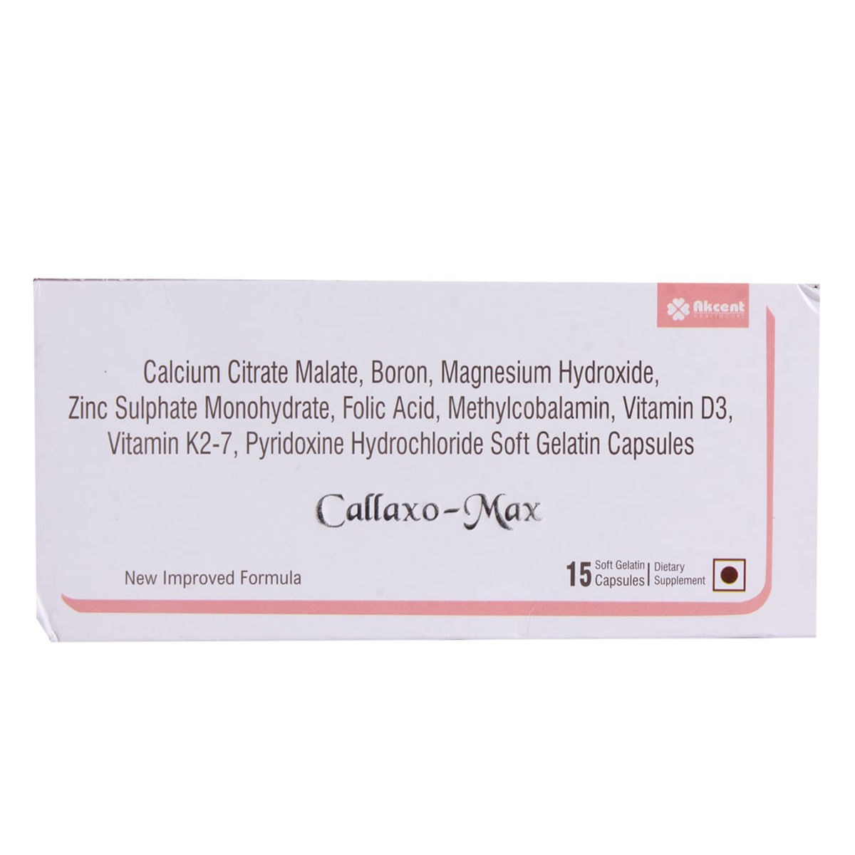 Callaxo-Max Softgel Capsule 15's Price, Uses, Side Effects, Composition ...