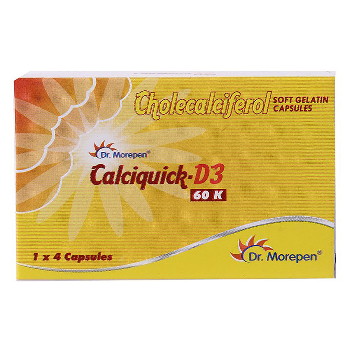 Calciquick-D3 60K Tablet 4's Price, Uses, Side Effects, Composition - Apollo Pharmacy
