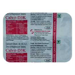 Calvit D3K Tablet | Uses, Side Effects, Price | Apollo Pharmacy