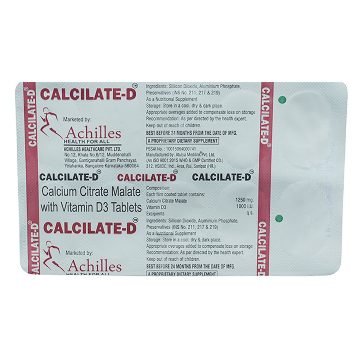Calcilate-D Tablet | Uses, Side Effects, Price | Apollo Pharmacy