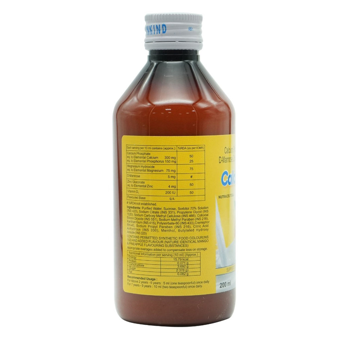Caldikind P Oral Suspension Delicious Mango 200 ml Price, Uses, Side ...