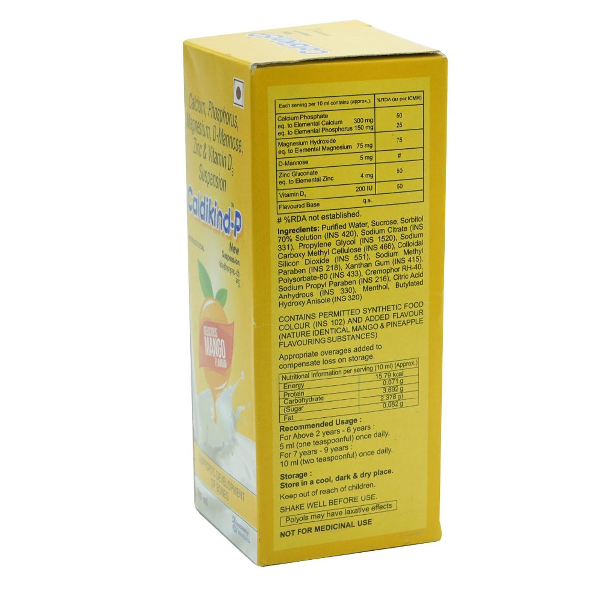Caldikind P Oral Suspension Delicious Mango 200 ml Price, Uses, Side ...