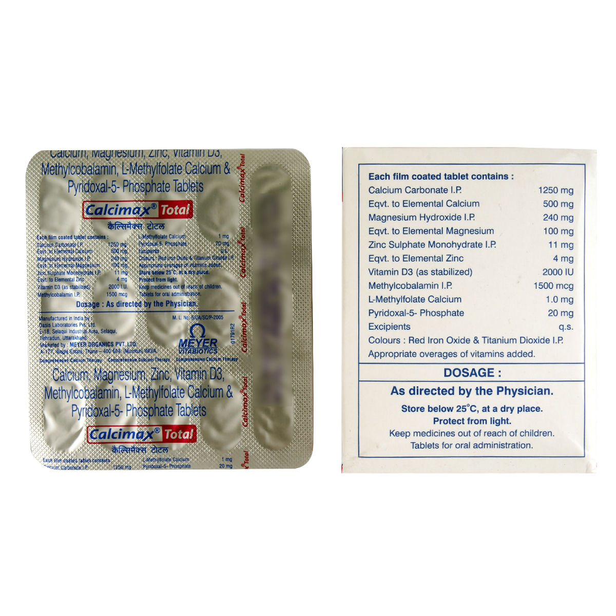 Calcimax Total Tablet | Uses, Side Effects, Price | Apollo Pharmacy