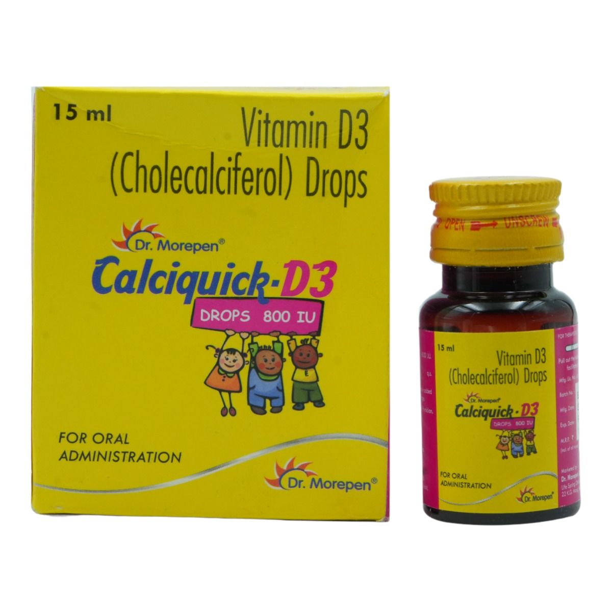 Calciquick-D3 800IU Oral Drop 15 ml Price, Uses, Side Effects ...