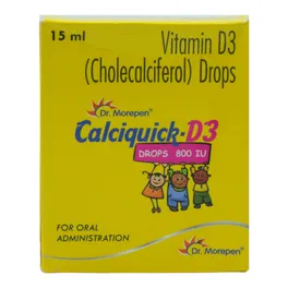 Buy Calciquick-D3 800IU Oral Drop | 19 Minutes Delivery | Apollo Pharmacy