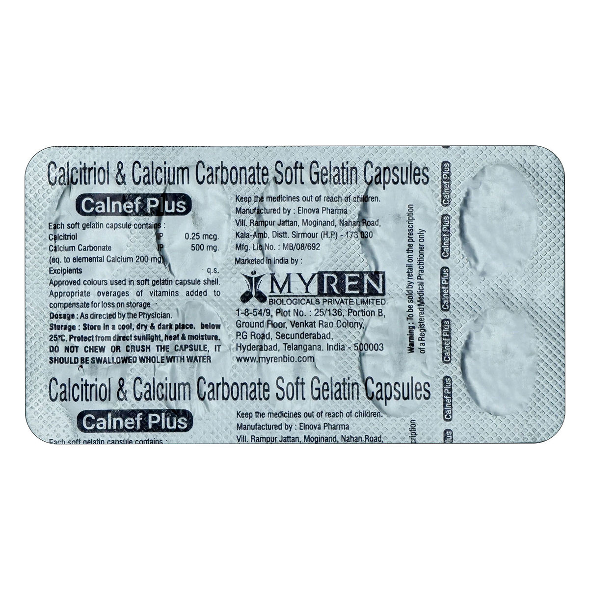 Calnef Plus Softgel Capsule | Uses, Side Effects, Price | Apollo Pharmacy