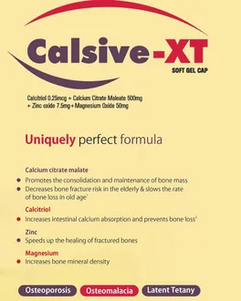 Calsive-XT Softgel Capsule | Uses, Side Effects, Price | Apollo Pharmacy
