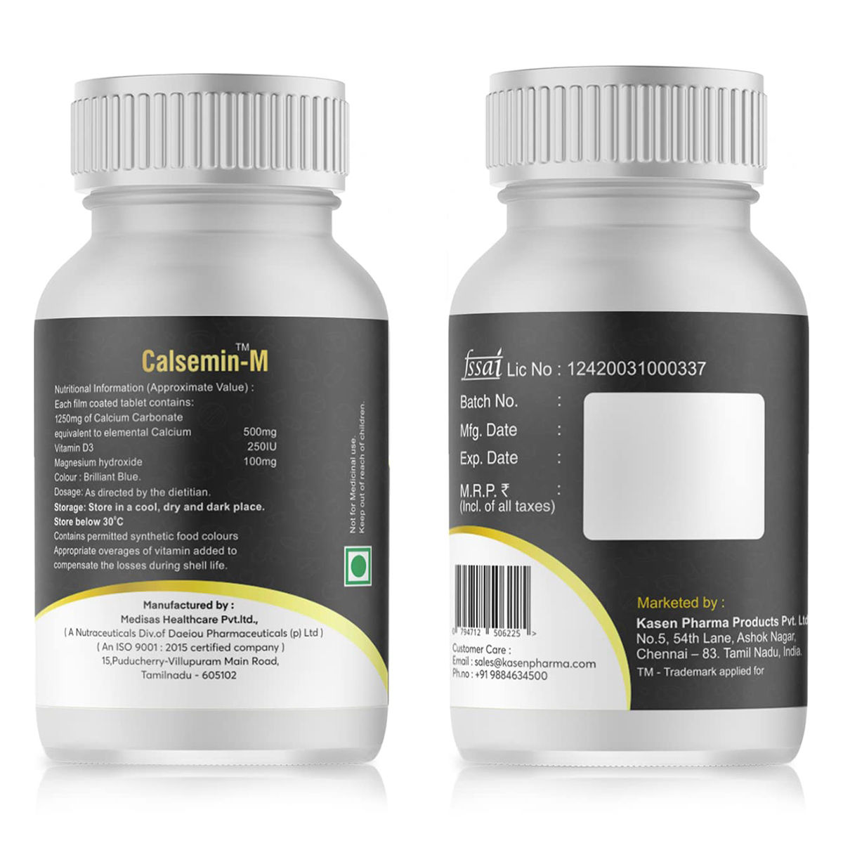 Calsemin-M Tablet 60's Price, Uses, Side Effects, Composition - Apollo ...