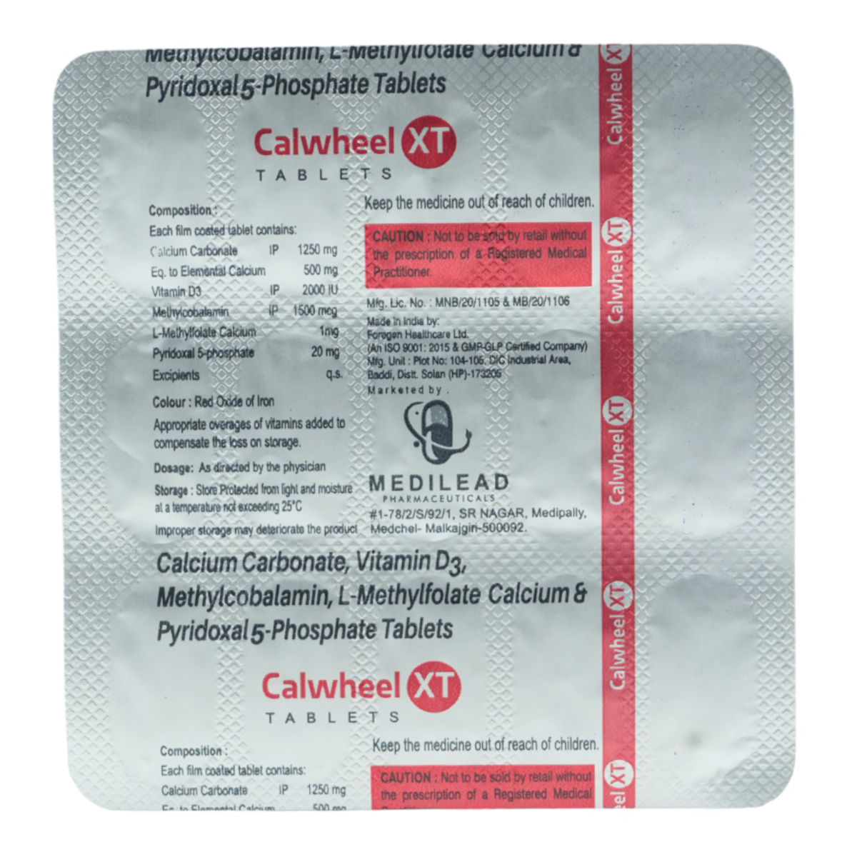 Calwheel XT Tablet | Uses, Side Effects, Price | Apollo Pharmacy