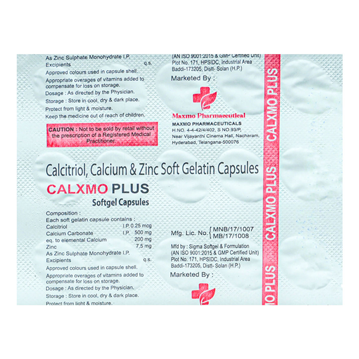 Buy Calxmo Plus Softgel Capsule | 19 Minutes Delivery | Apollo Pharmacy