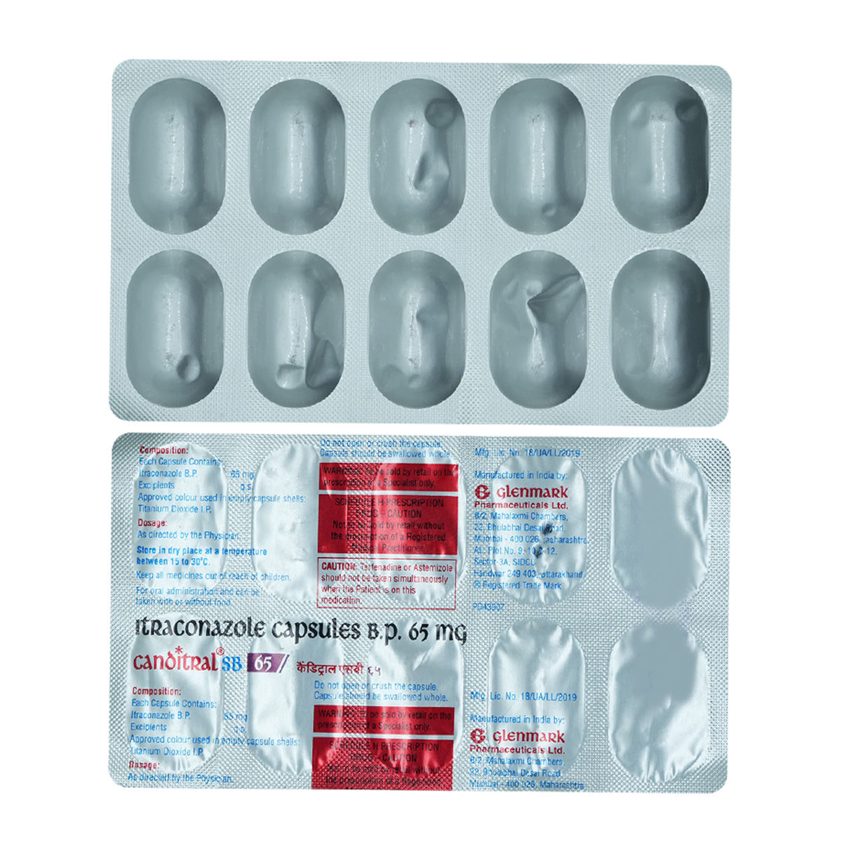 Canditral SB 65 Capsule 10's Price, Uses, Side Effects, Composition ...