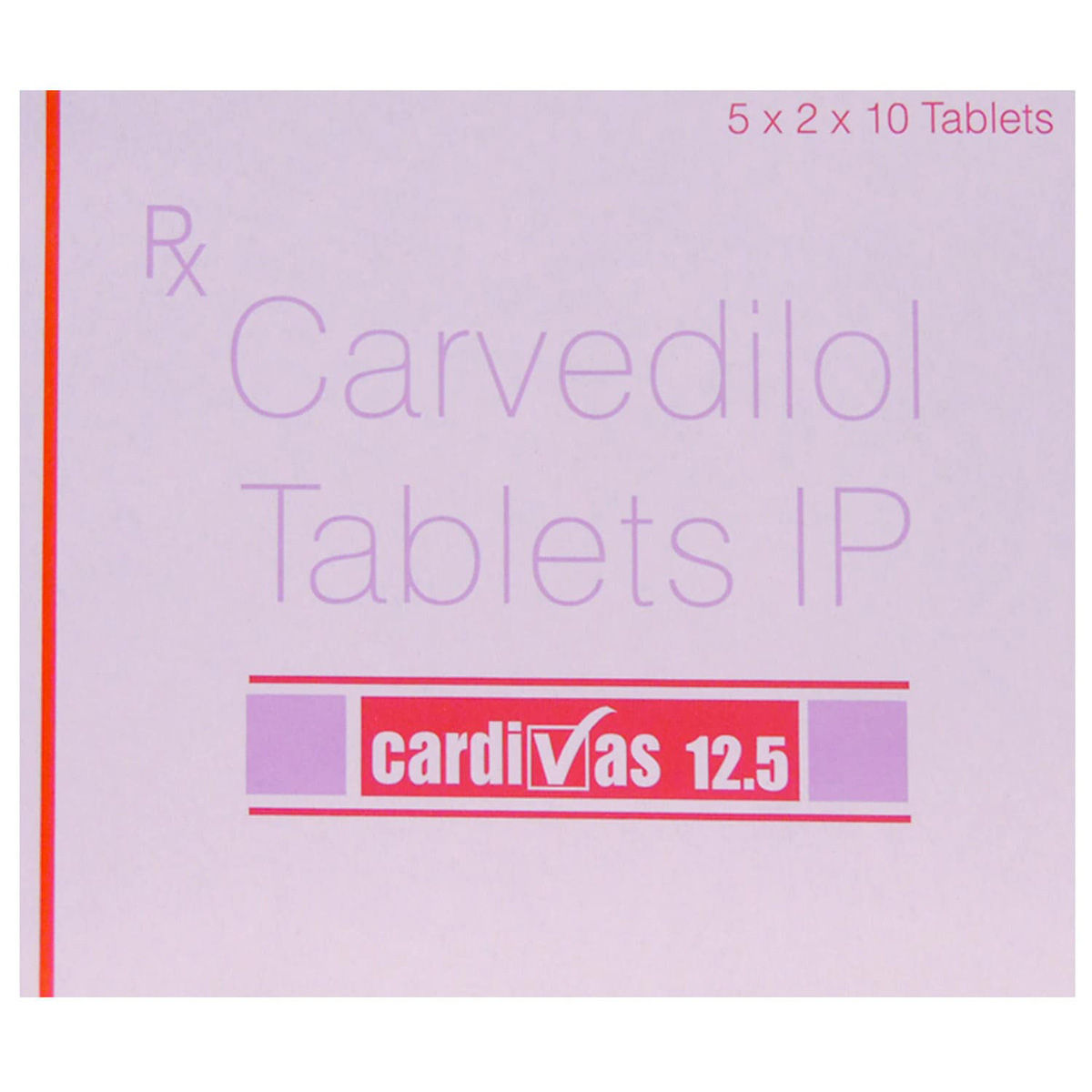 Cardivas 12.5 Tablet | Uses, Side Effects, Price | Apollo Pharmacy