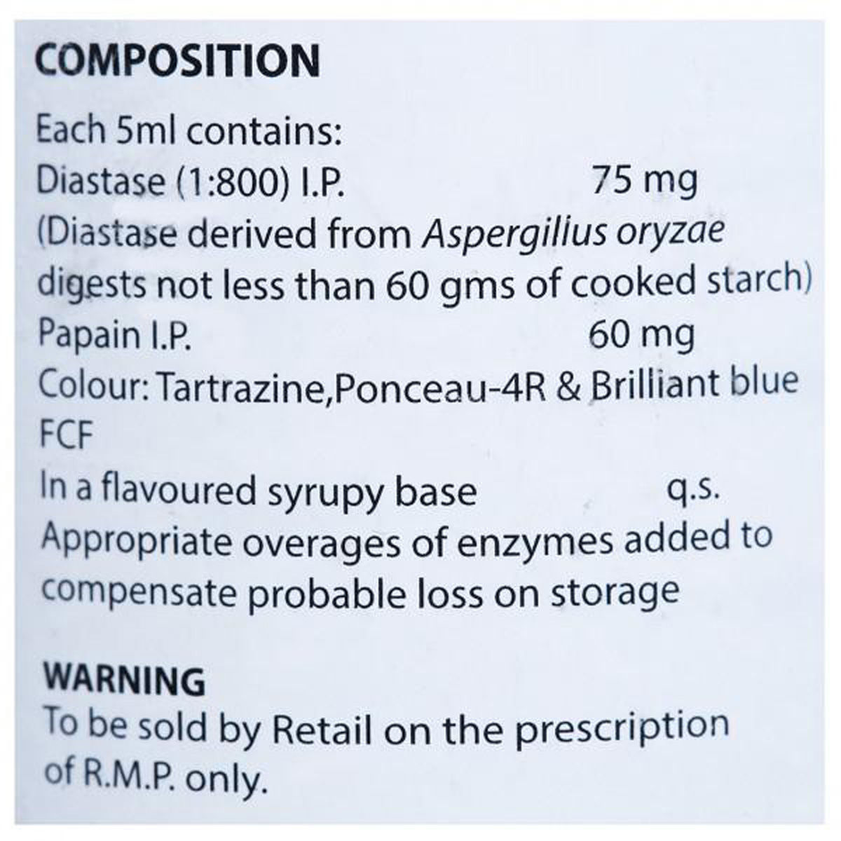 Carmozyme NXG Syrup | Uses, Side Effects, Price | Apollo Pharmacy