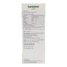 Carniston Bubblegum Flavour Syrup | Uses, Side Effects, Price | Apollo ...