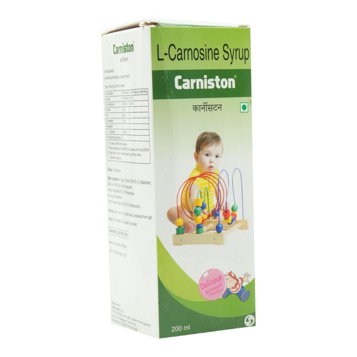 Carniston Bubblegum Flavour Syrup 200 ml Price, Uses, Side Effects ...