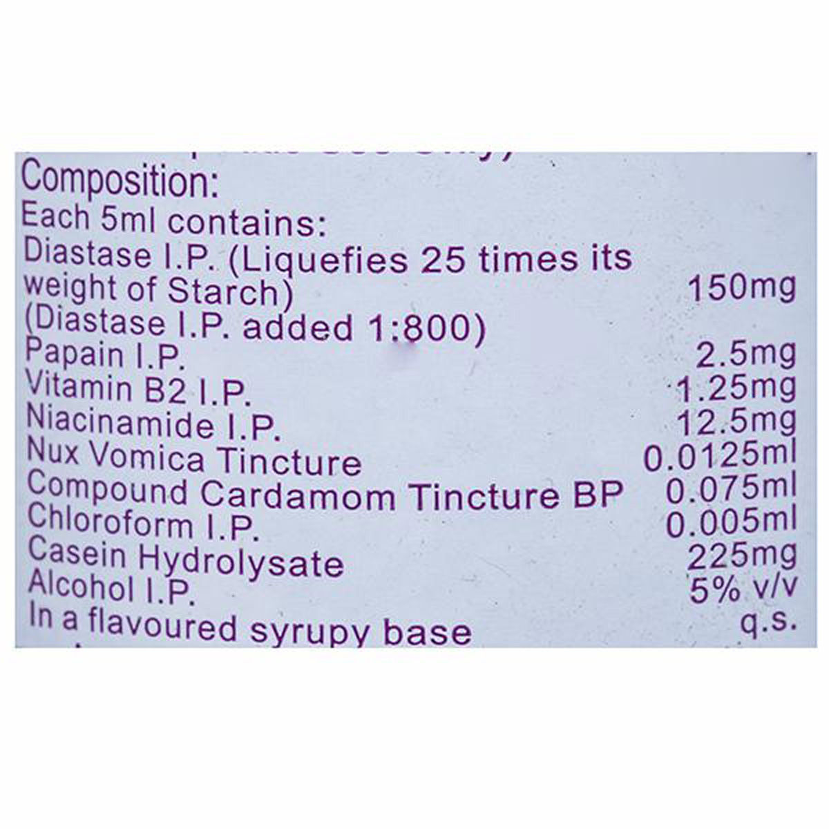 Carmozyme Syrup | Uses, Side Effects, Price | Apollo Pharmacy