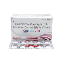 Carnimac Q 10 Tablet | Uses, Side Effects, Price | Apollo Pharmacy