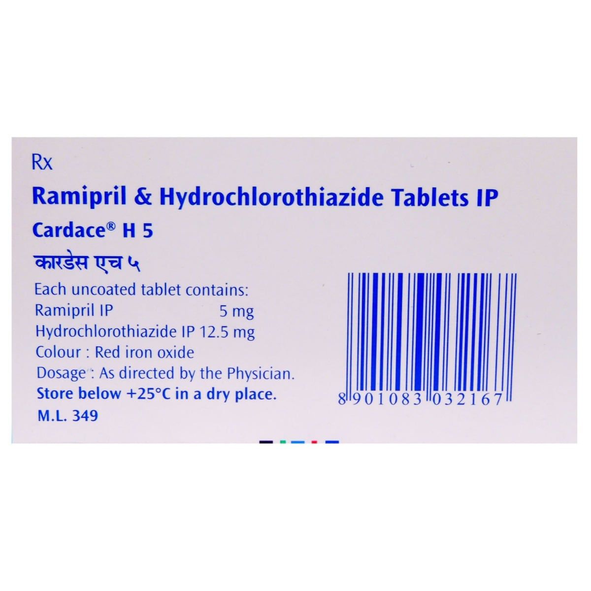 Cardace H 5 Tablet 15's Price, Uses, Side Effects, Composition - Apollo ...