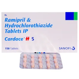 Cardace H 5 Tablet | Uses, Side Effects, Price | Apollo Pharmacy