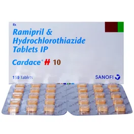 Cardace H 10 Tablet | Uses, Side Effects, Price | Apollo Pharmacy