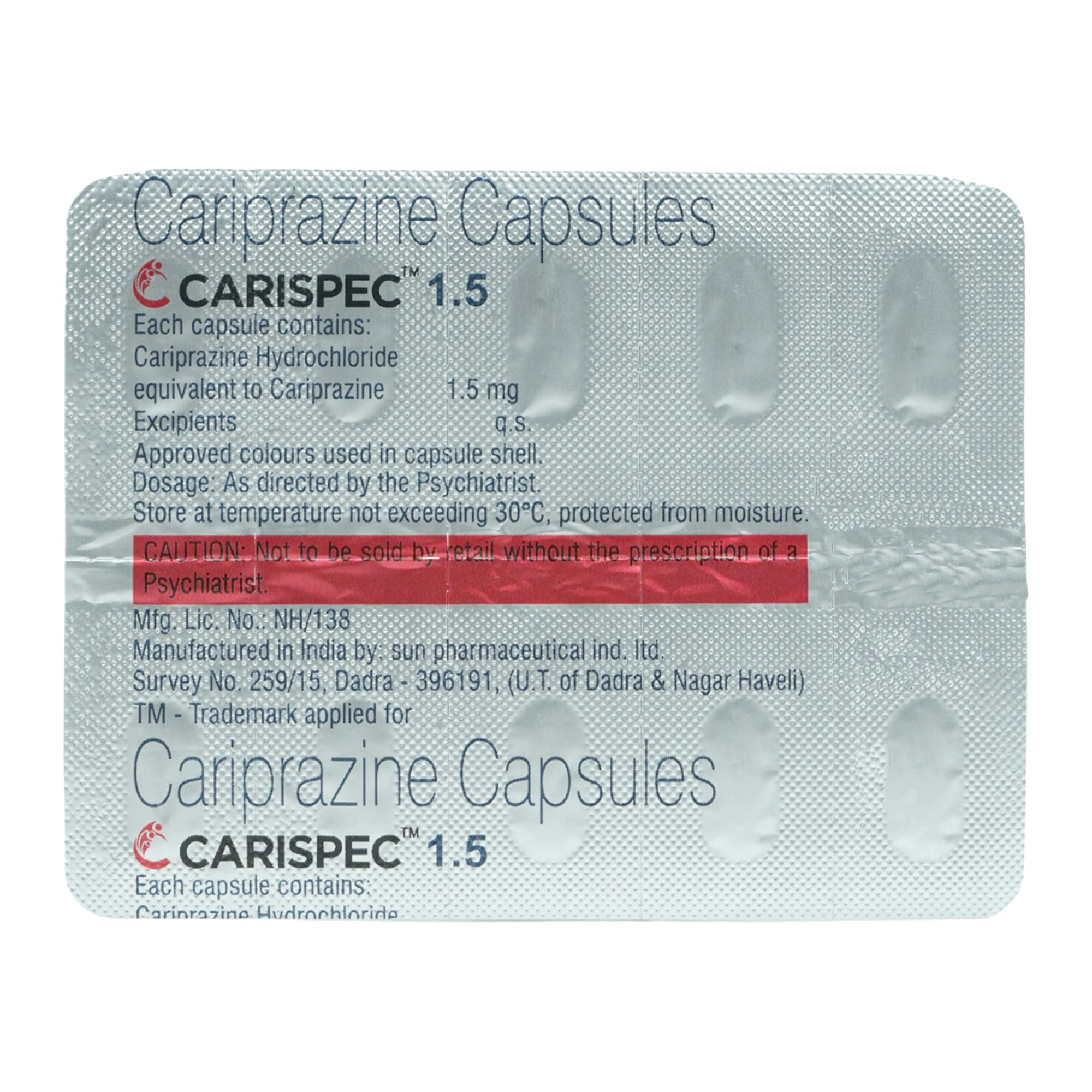 Carispec 1.5 Capsule | Uses, Side Effects, Price | Apollo Pharmacy