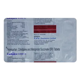 Cardexa 50 Tablet | Uses, Side Effects, Price | Apollo Pharmacy
