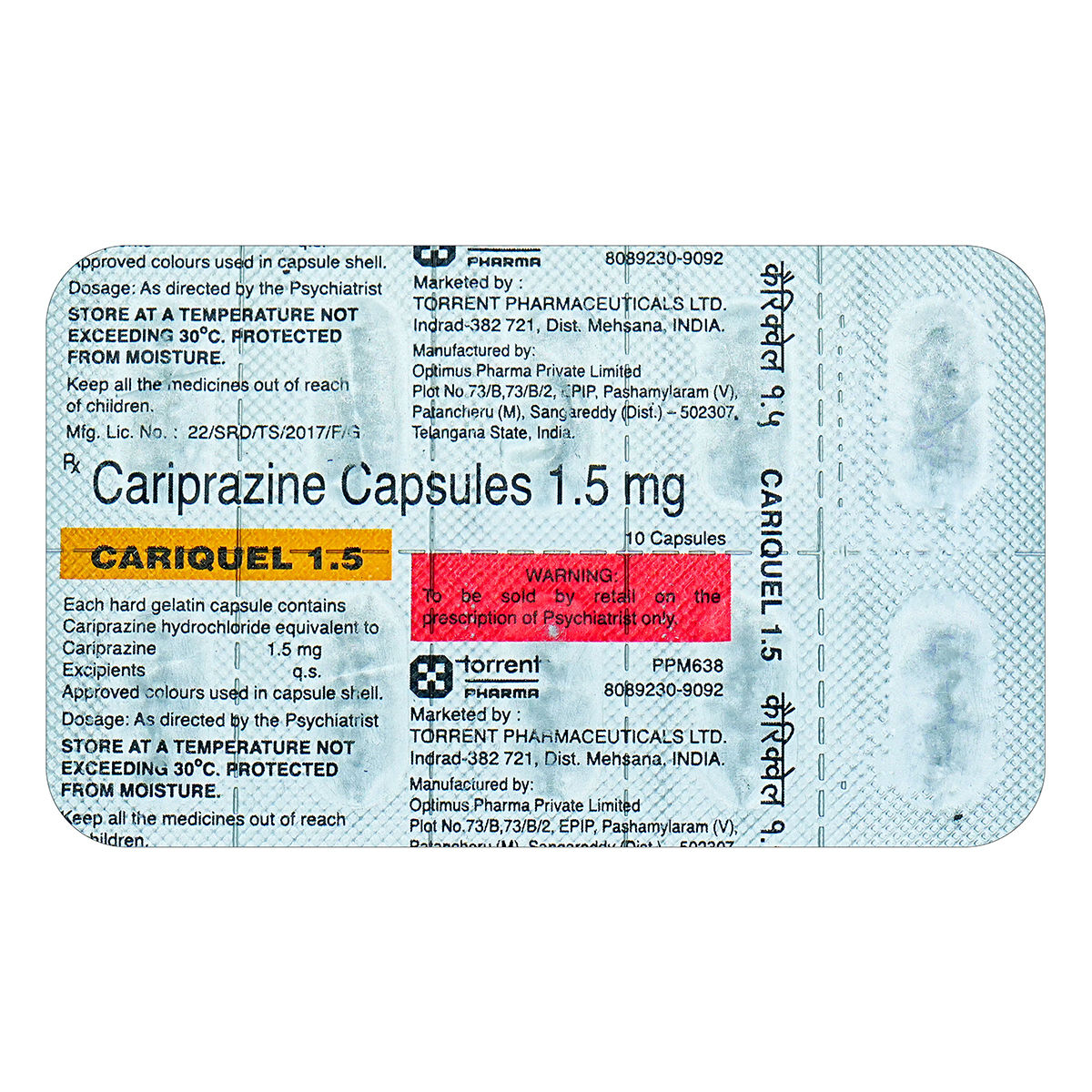 Cariquel 1.5 Capsule | Uses, Side Effects, Price | Apollo Pharmacy