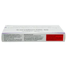 Carvidon-OD 80 Capsule | Uses, Side Effects, Price | Apollo Pharmacy