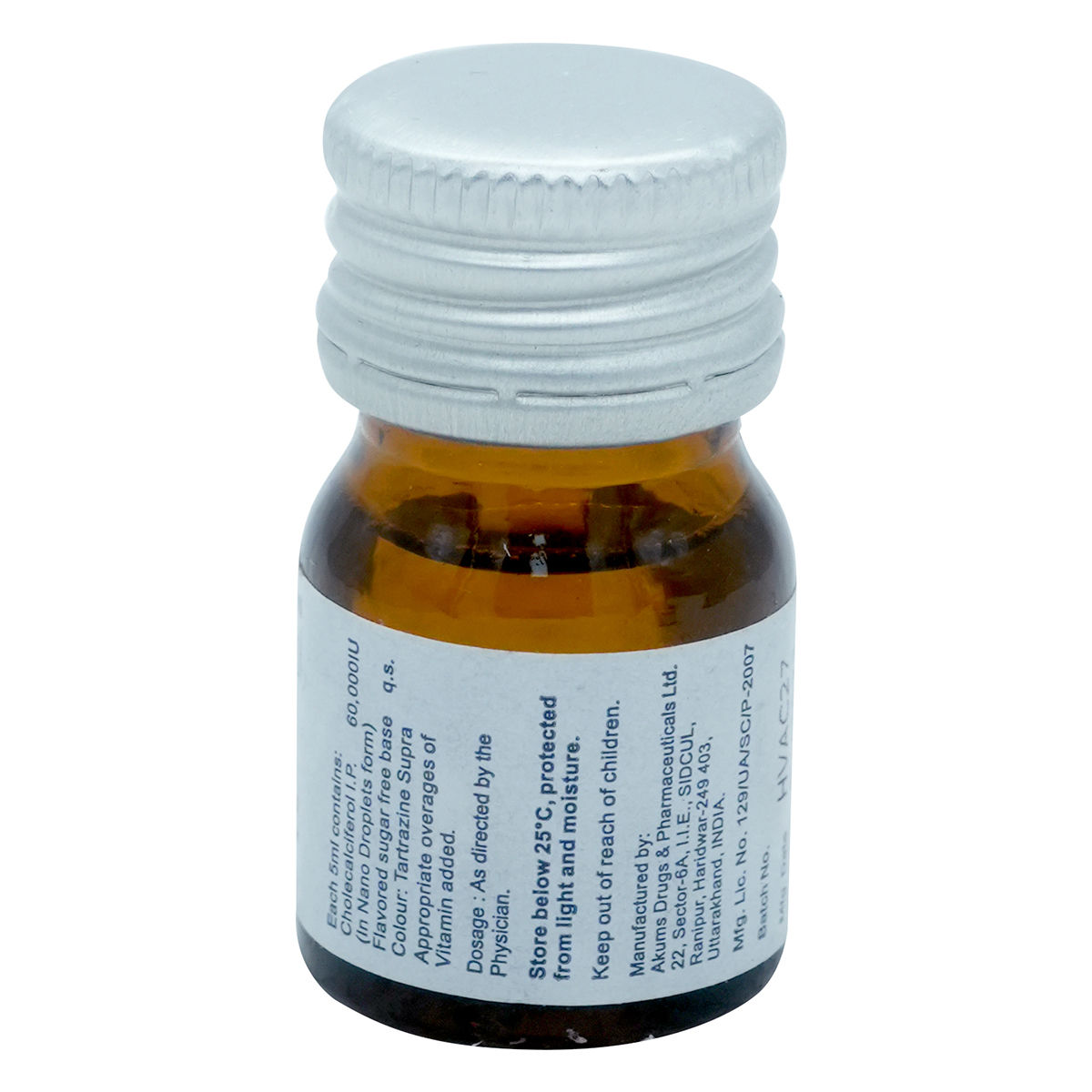 Catch D3 Nano 60K Sugar Free Solution 5 ml | Uses, Side Effects, Price ...