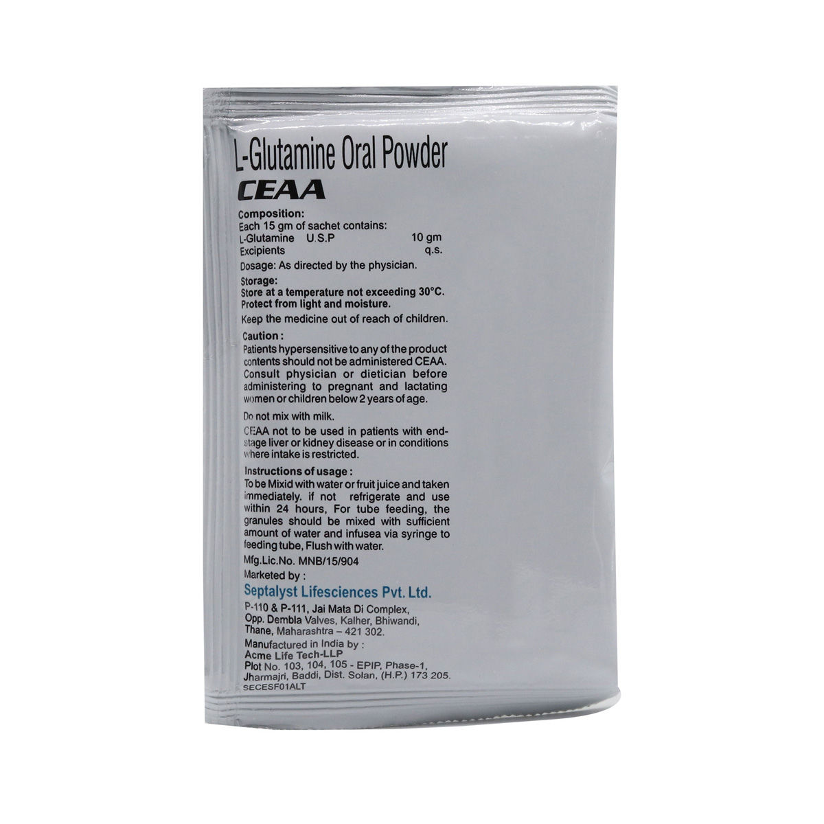 Ceaa Oral Powder 15 gm Price, Uses, Side Effects, Composition - Apollo ...