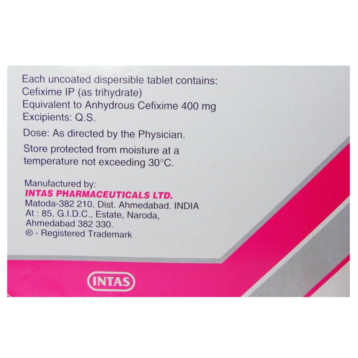 Ceftas 400 Tablet 10's Price, Uses, Side Effects, Composition - Apollo ...