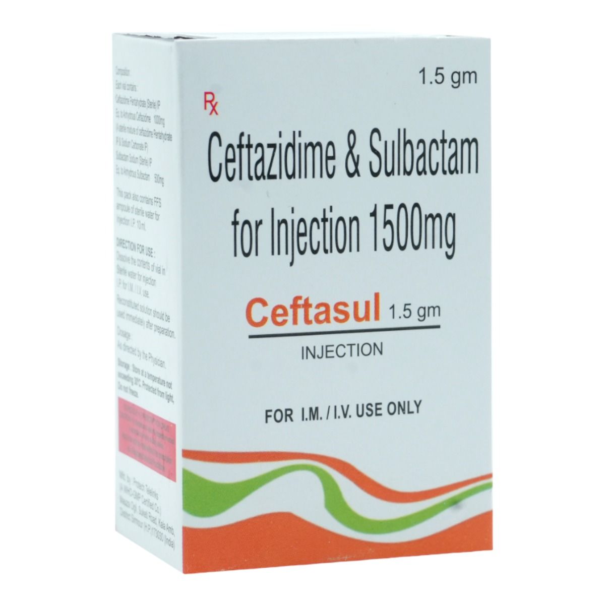 Ceftasul 1.5 gm Injection 1's Price, Uses, Side Effects, Composition ...
