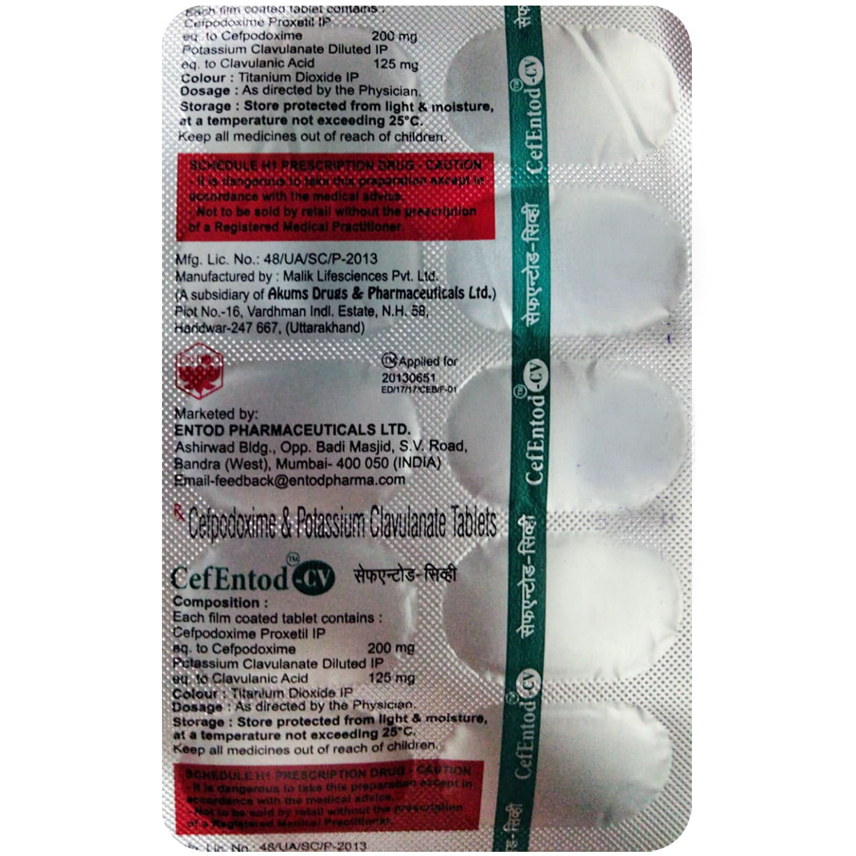 Cefentod-CV Tablet | Uses, Side Effects, Price | Apollo Pharmacy