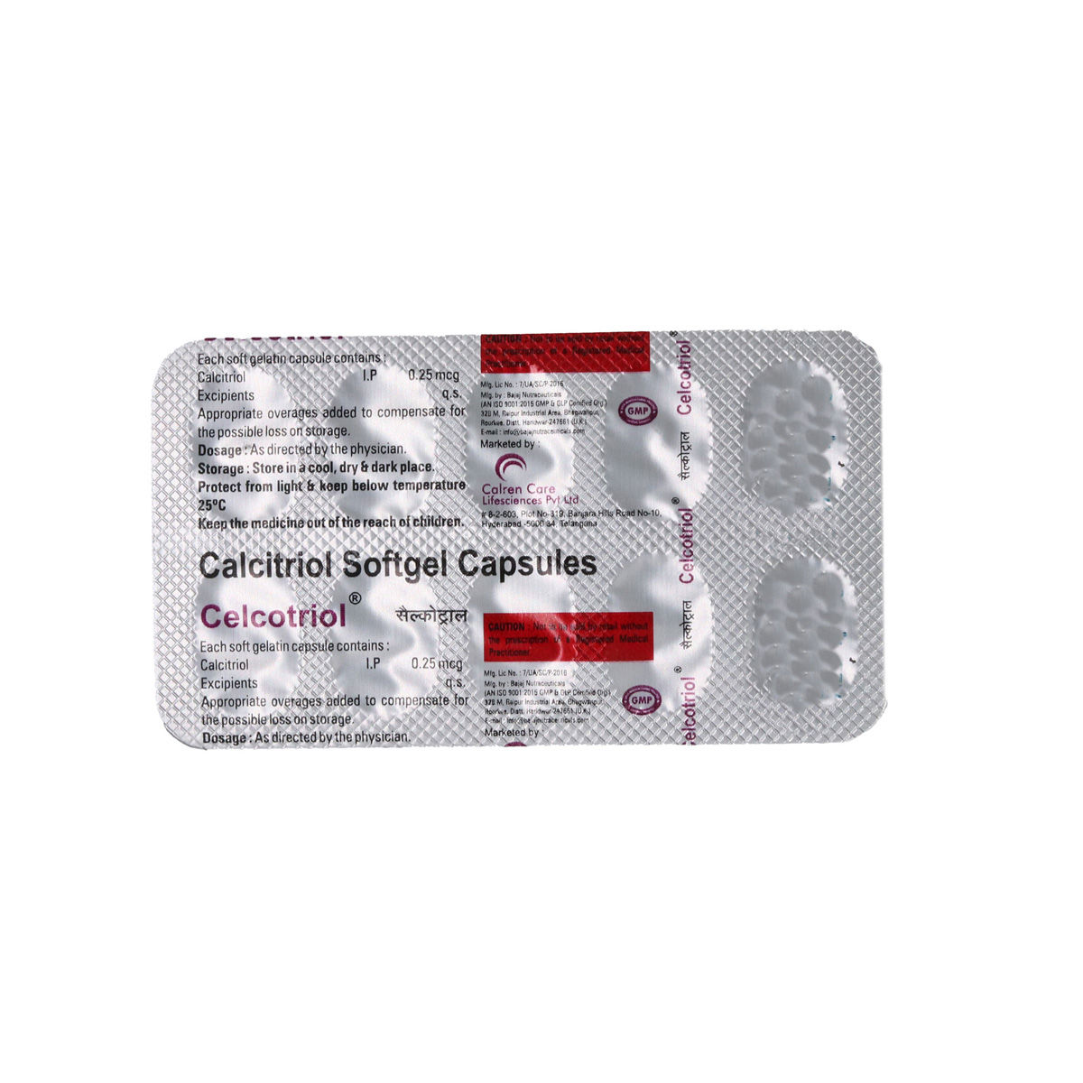 Celcotriol Capsule 10's Price, Uses, Side Effects, Composition - Apollo ...