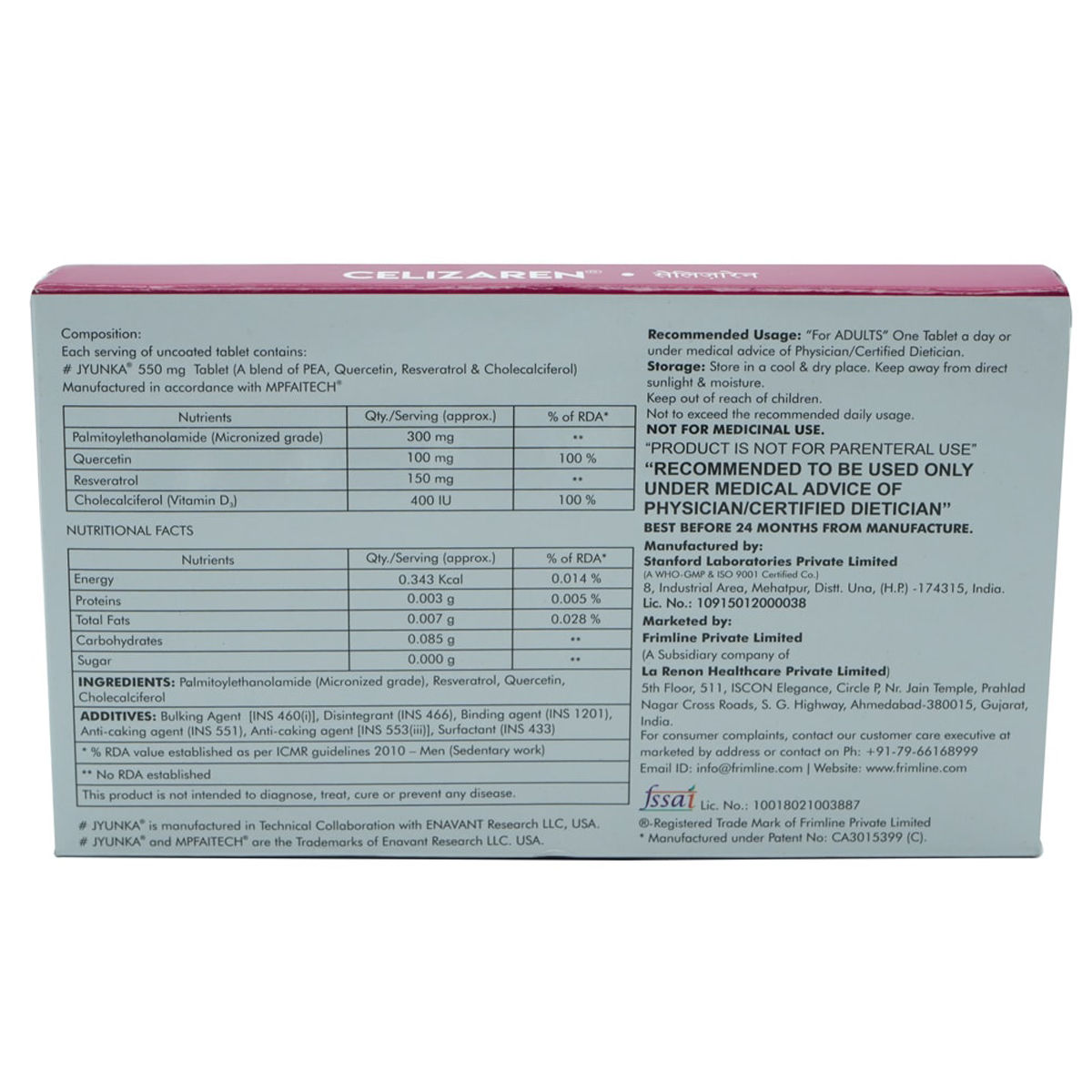 Celizaren Tablet 10's Price, Uses, Side Effects, Composition - Apollo ...