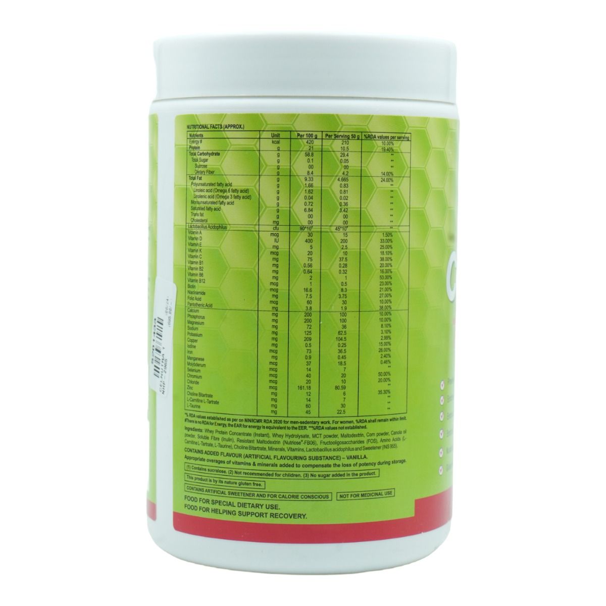 Celnutra 1.0 Creamy Vanilla Powder 400 gm Price, Uses, Side Effects ...