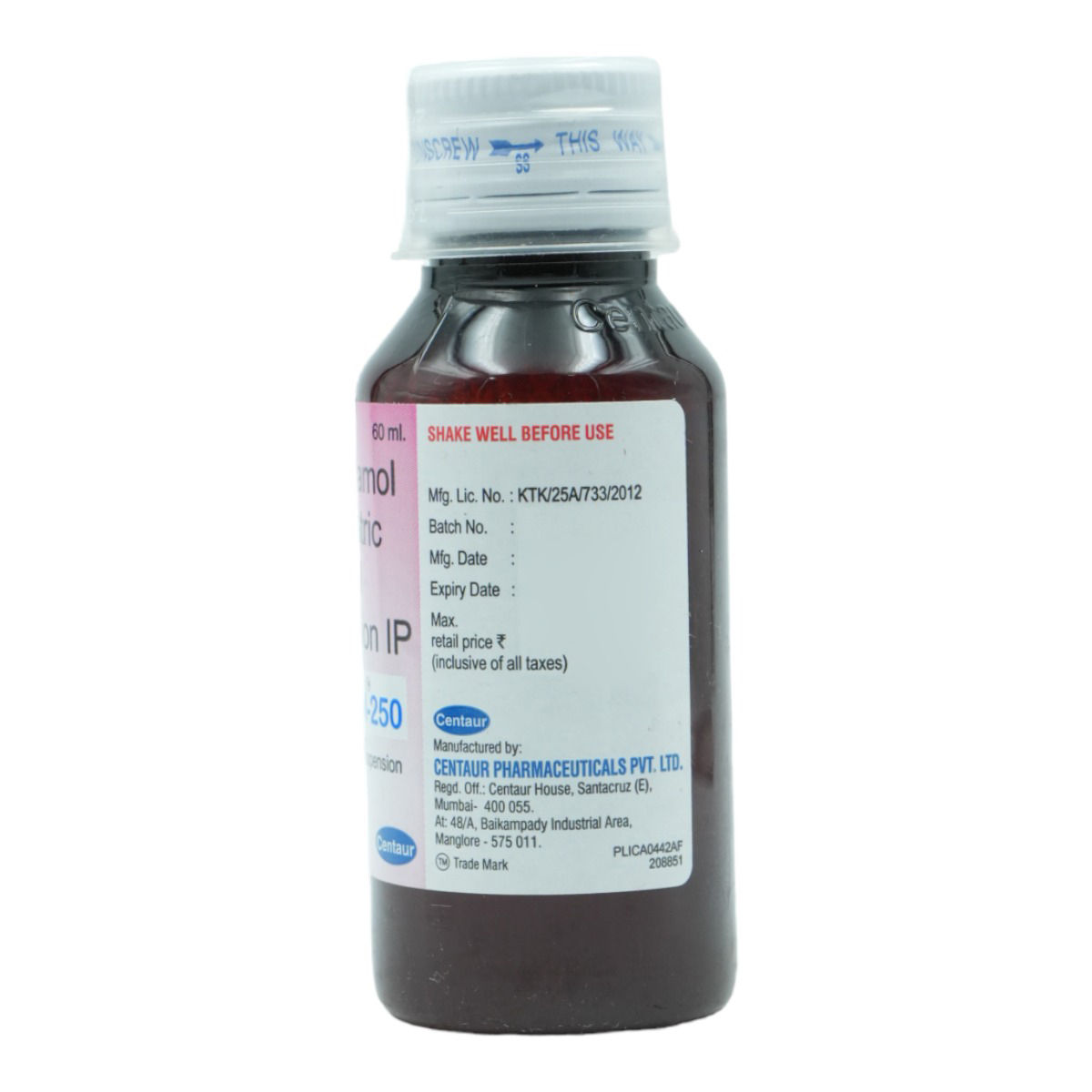 Centamol 250 mg Suspension 60 ml Price, Uses, Side Effects, Composition ...