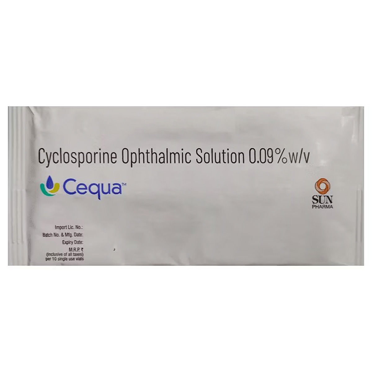 Cequa Ophthalmic Solution 10 x 0.25 ml | Uses, Side Effects, Price ...
