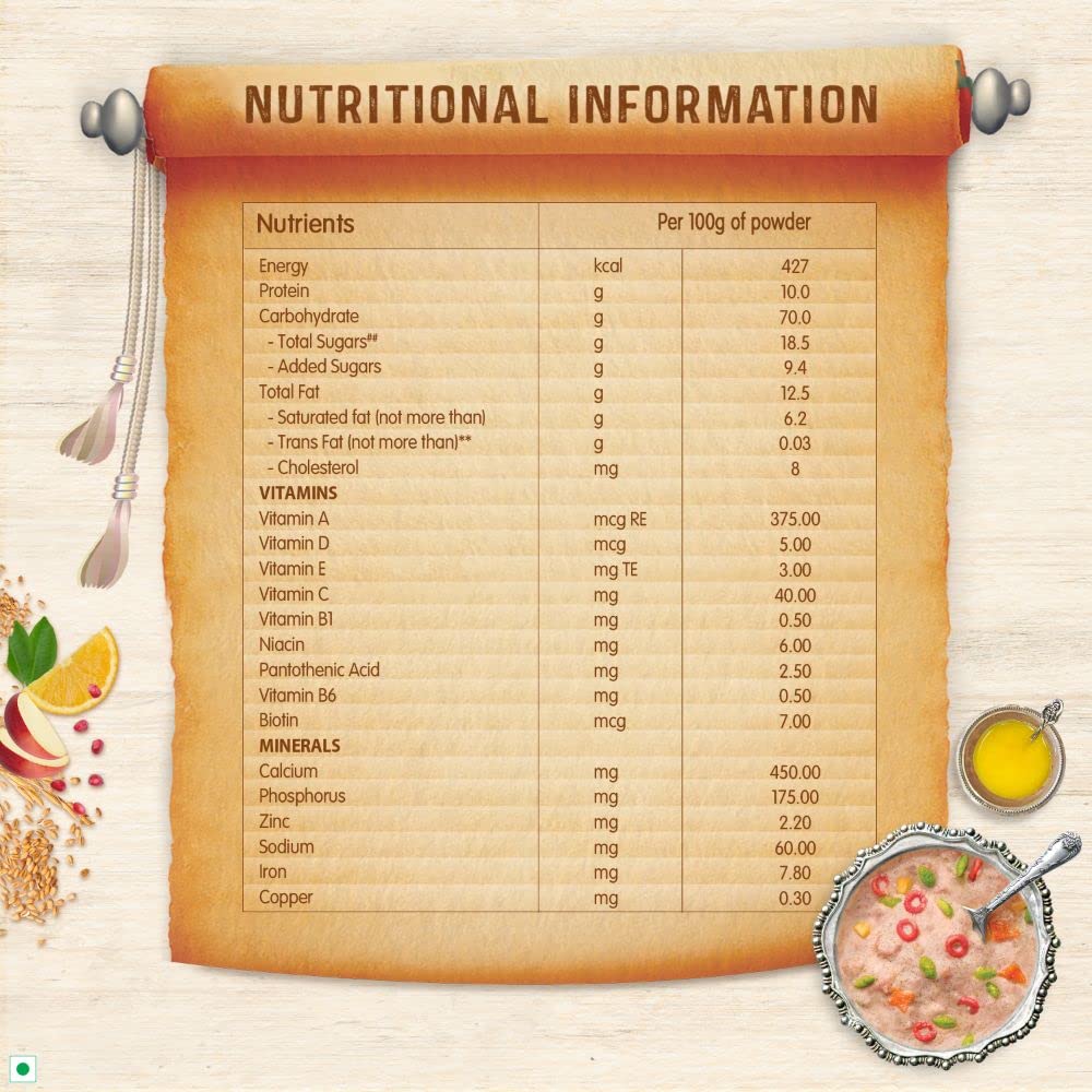 Nestle Ceregrow Ragi Mixed Fruit & Ghee Powder, 300 gm Refill Pack ...